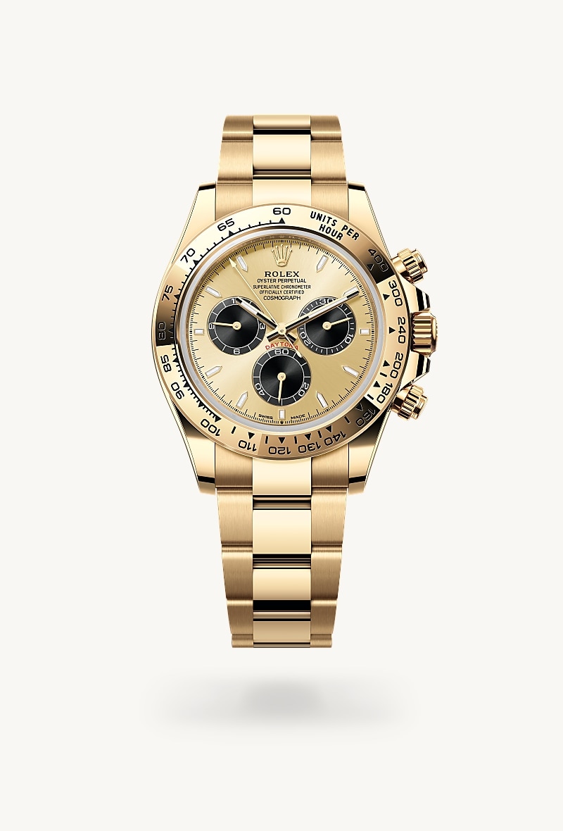 Rolex Cosmograph Daytona in 18 ct yellow gold, M126508-0006